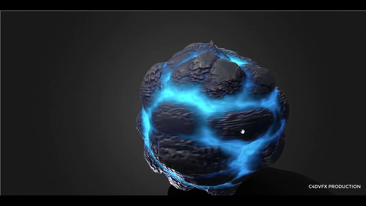 Stylized Blue Lava Material ( Free ) Model 3d for c4d free downloads ...