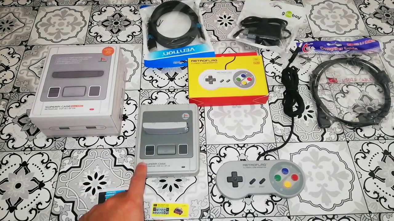 Présentation achat boîtier retroflag SUPERPI CASE(Super Nintendo)# ...