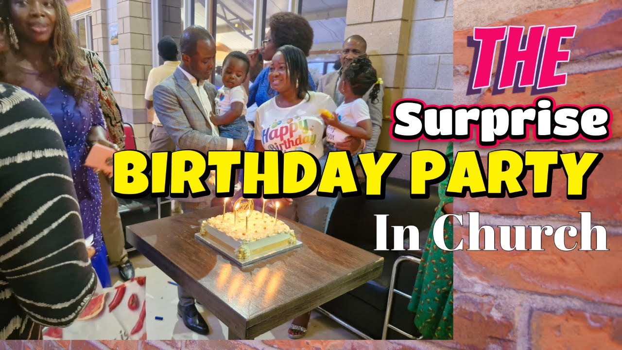 I Surprised My Best Friend with a Birthday Party at Church - YouTube