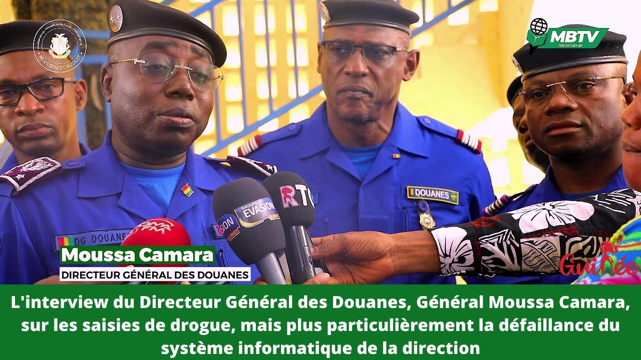 L'interview du Directeur Général des Douanes, Général Moussa Camara ...