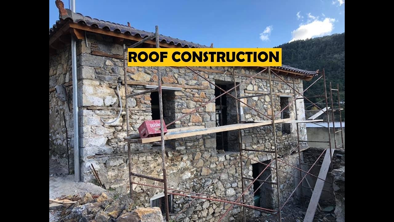 Roof construction -Κατασκευη Κεραμοσκεπής - YouTube