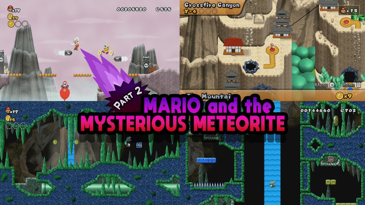 Mario and the Mysterious Meteorite [V2.0.0] #2 Walkthrough 100% - YouTube