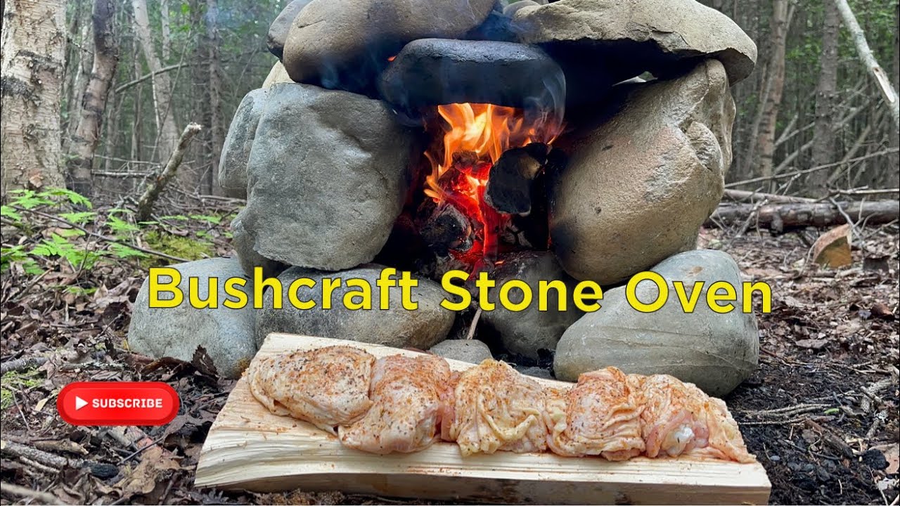 Alaska Bushcraft Survival - Building and Testing a STONE Oven. - YouTube