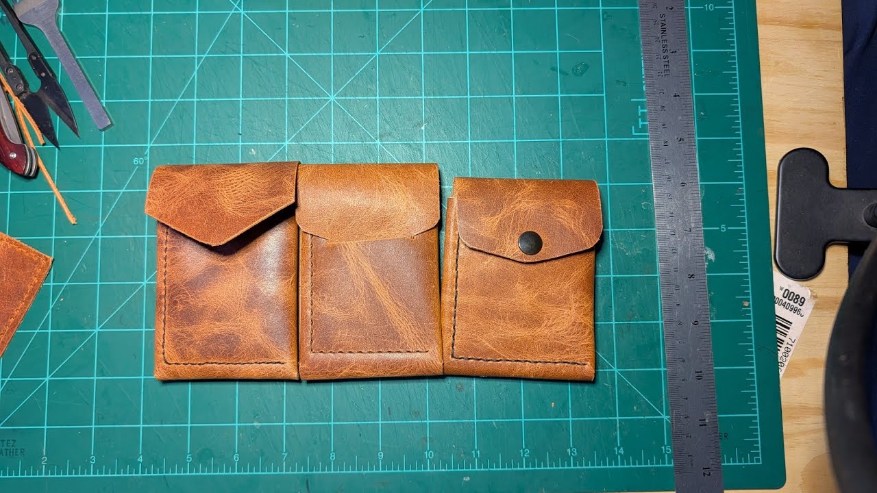 Which closure is best for your leather wallet? EDC Cortez - YouTube