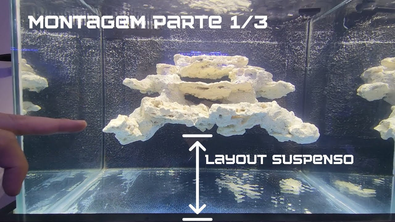 Passo a passo - Montagem de um Nano Reef com layout suspenso - Parte 1/ ...