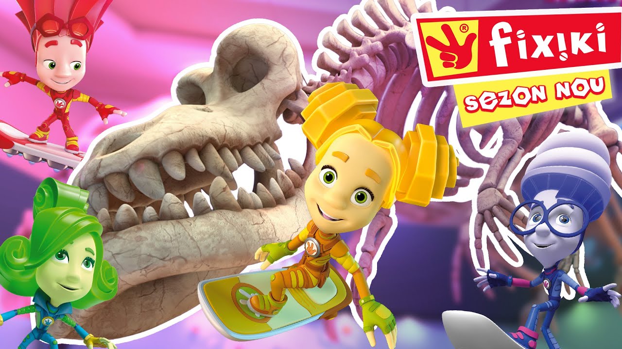 Fixiki Sezon Nou 🧠 | Fixiki la Muzeu 🏛️ | Fire, Verda și Digit se ...