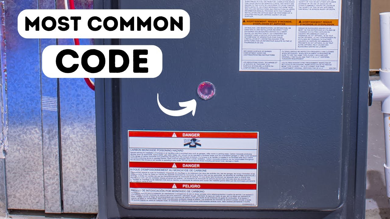 Most Common Furnace Code I See As An HVAC Technician And How To Fix It