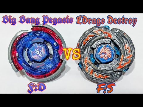 Big Bang Pegasis F:D vs LDrago Destroy F:S || 4D MFB Battle