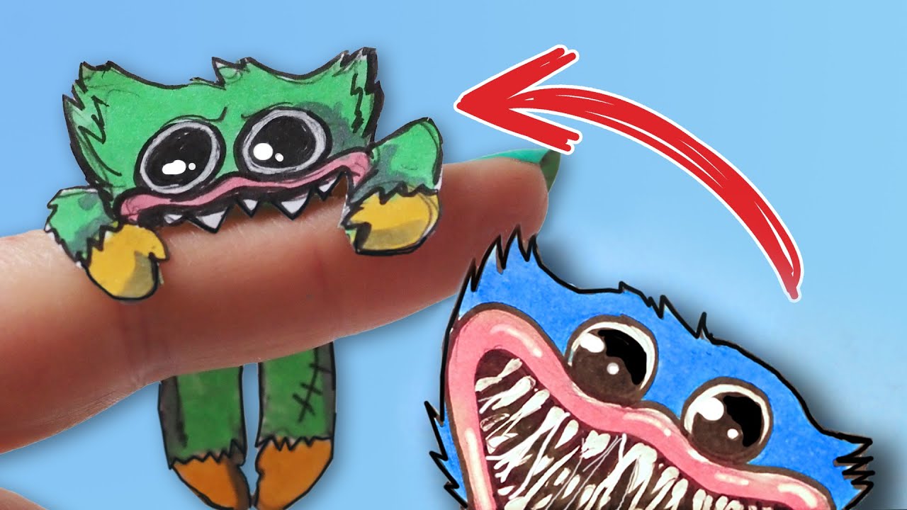 Huggy Wuggy and Poppy POPPY PLAYTIME Transformations - YouTube