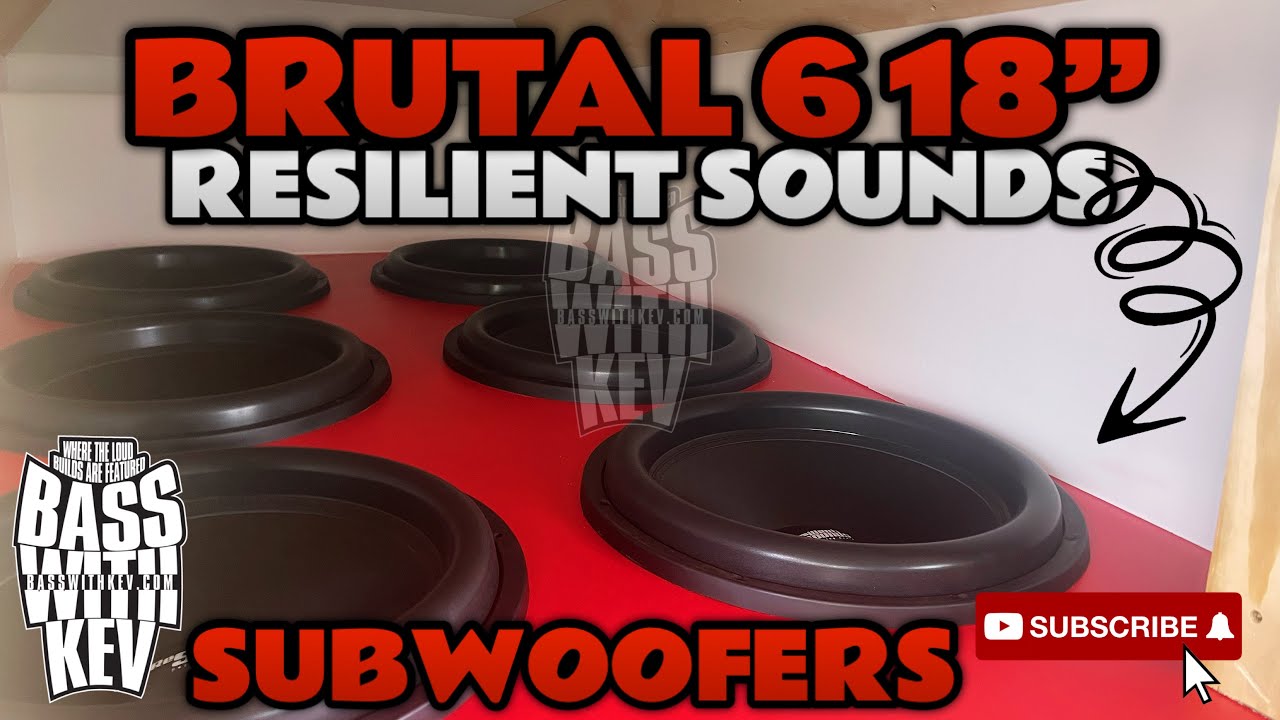 THIS BRUTAL 6 18 INCH RESILIENT SOUNDS SUBWOOFERS ON A TARAMPS 20,000 ...