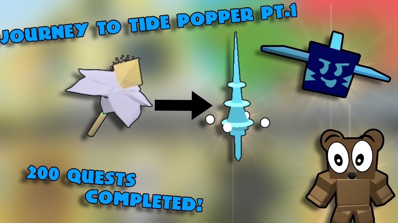 Journey To the *OP* Tide Popper PT.1 | Roblox Bee Swarm Simulator - YouTube