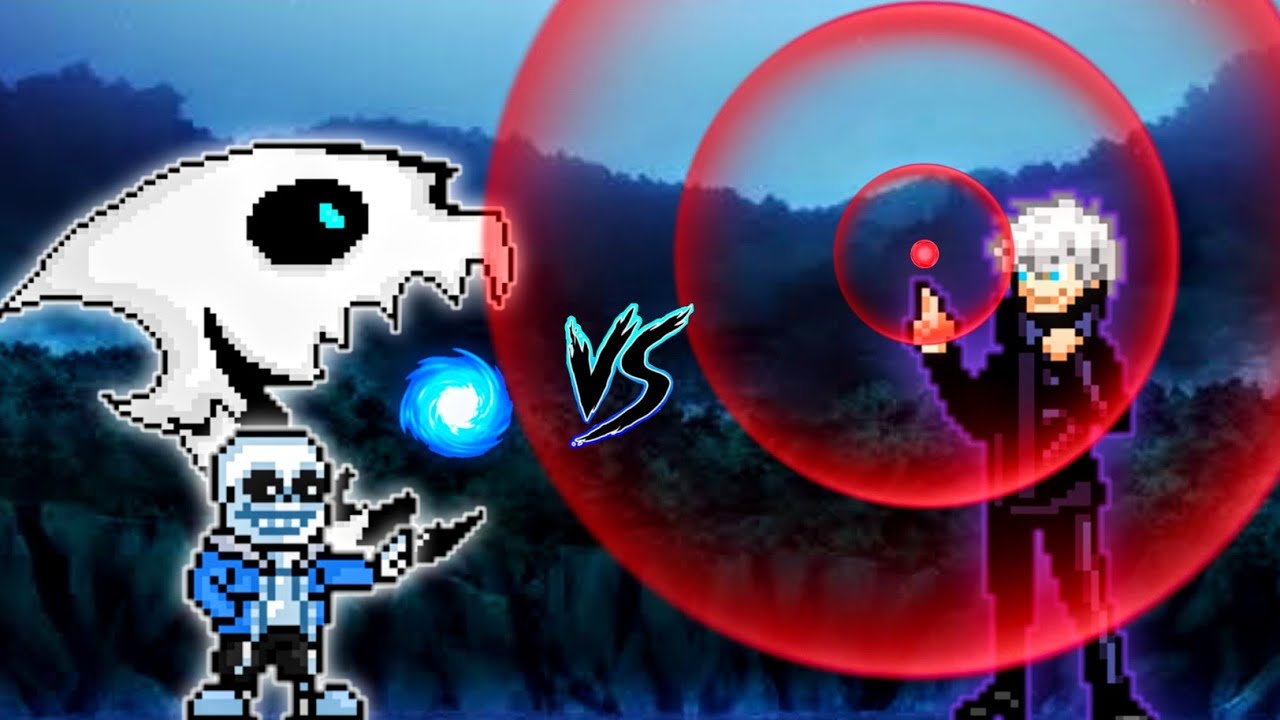 Classic Sans OP VS Limitless Gojo in Jump Force Mugen - YouTube