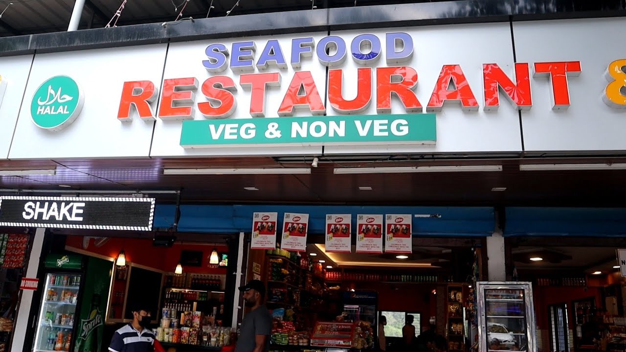 Tasting Kerala Style Prawns Biryani & Chicken Biryani @ Munnar Sea Food ...