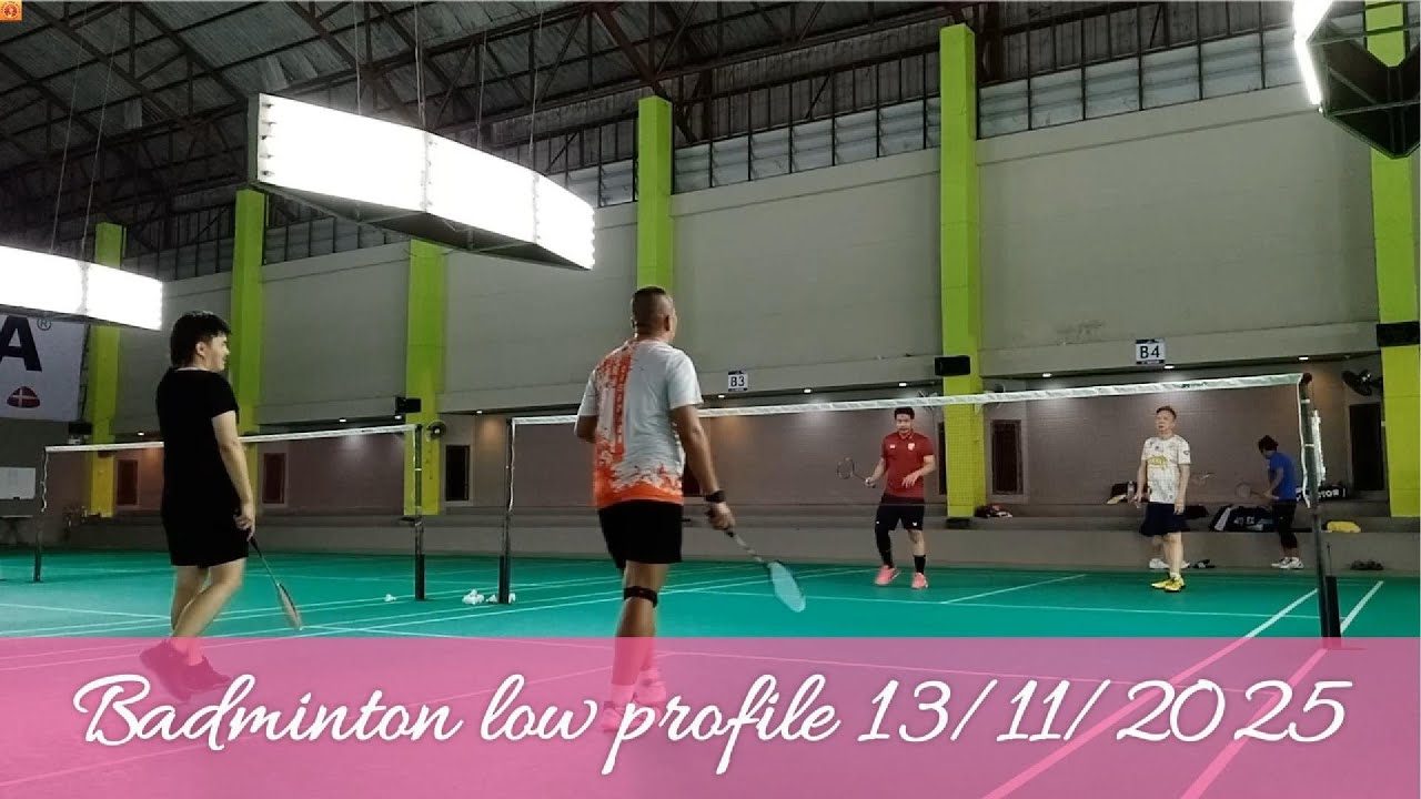 Badminton low profile 13/11/2025 - YouTube