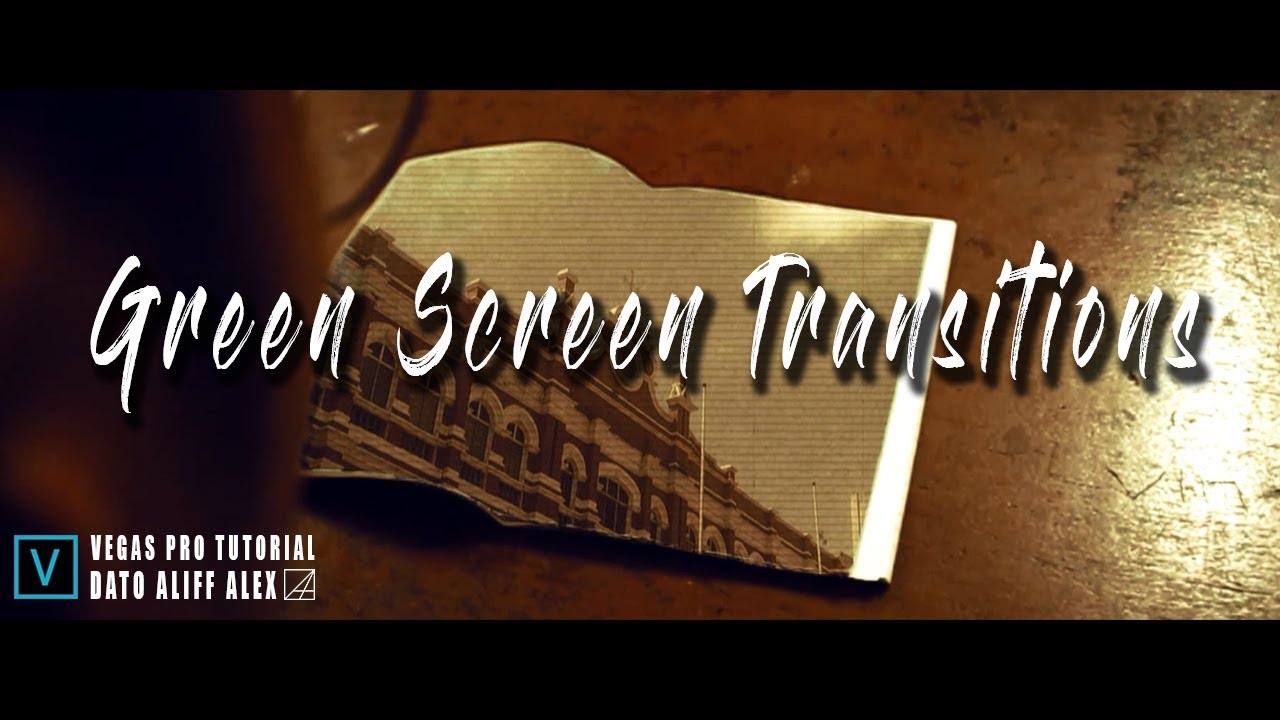 How to make Green Screen transitions with Magix Vegas Pro - 2017 - YouTube