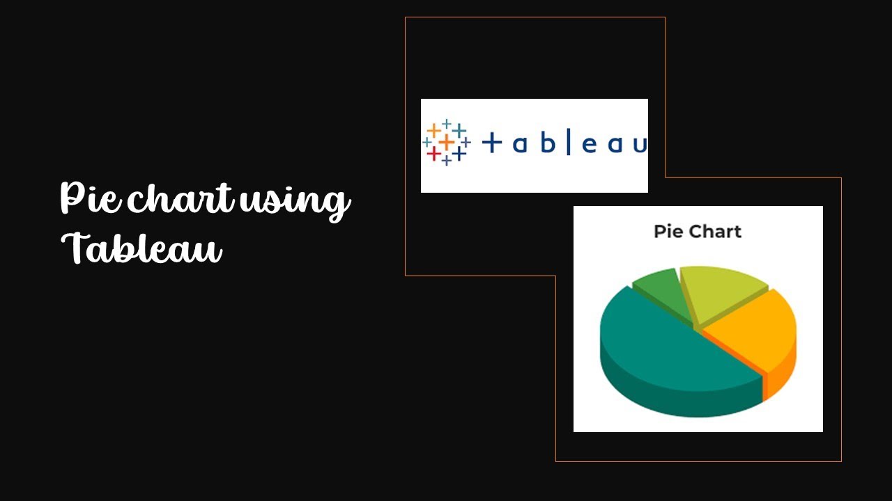 Pie chart using Tableau - YouTube