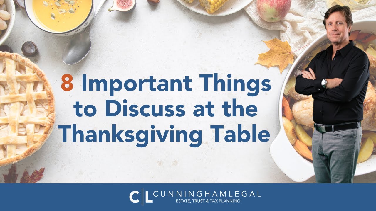 Eight Important Things to Discuss at the Thanksgiving Table - YouTube