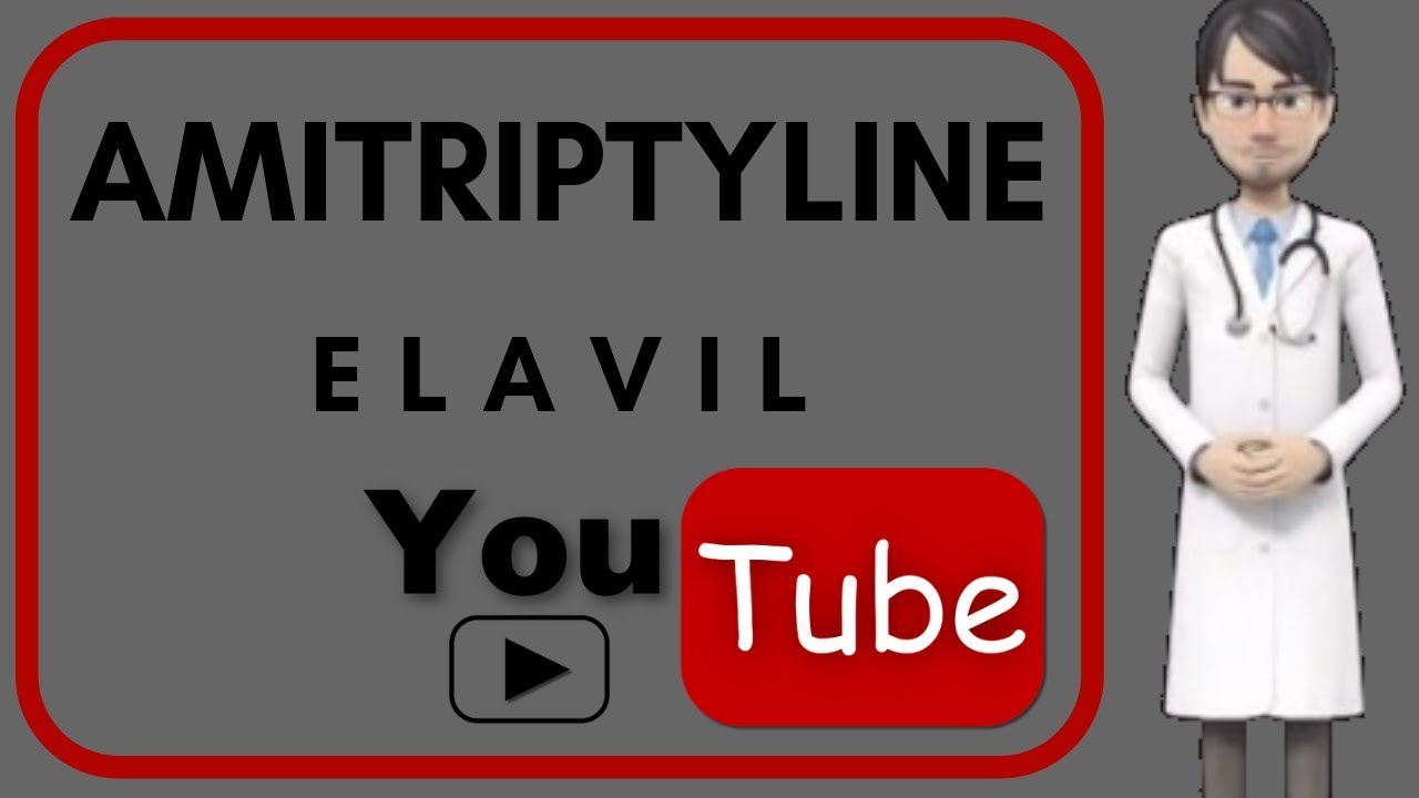 💊AMITRIPTYLINE (ELAVIL): Review pharmacology, Side effects, mechanism ...