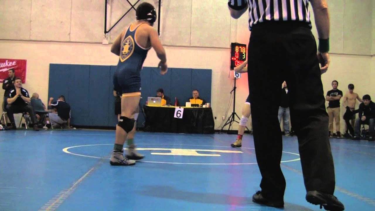 132 Dalton Zimmerman vs Jack Mutchnik St Pauls MD - YouTube