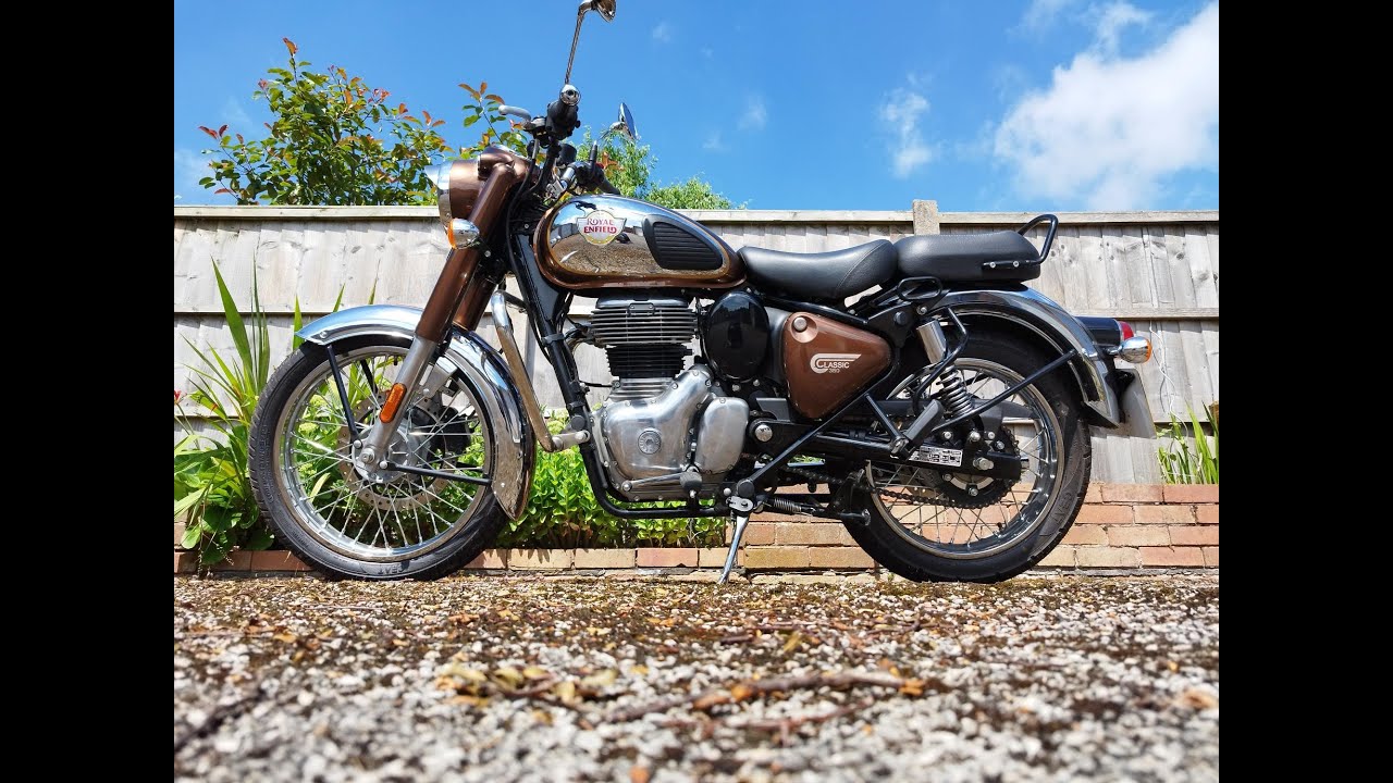 Classic 350 in Chrome & Bronze - YouTube