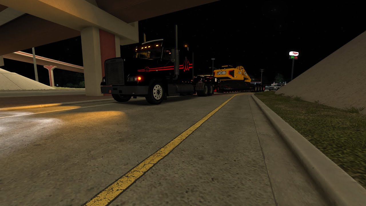 jcb 220x lc from Amarillo (TX) to Texarkana (TX) - YouTube