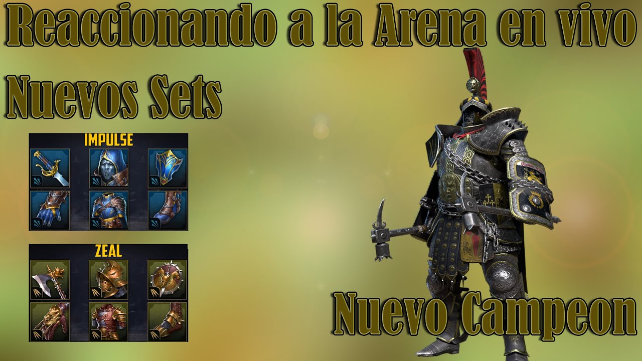 La Arena en Vivo traerá un nuevo Campeón y Sets, que tal son y como ...