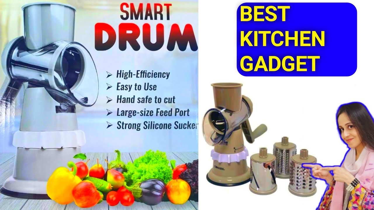 Review of Edmark Smart Drum Manual Food Processor | Time Cost saving ...