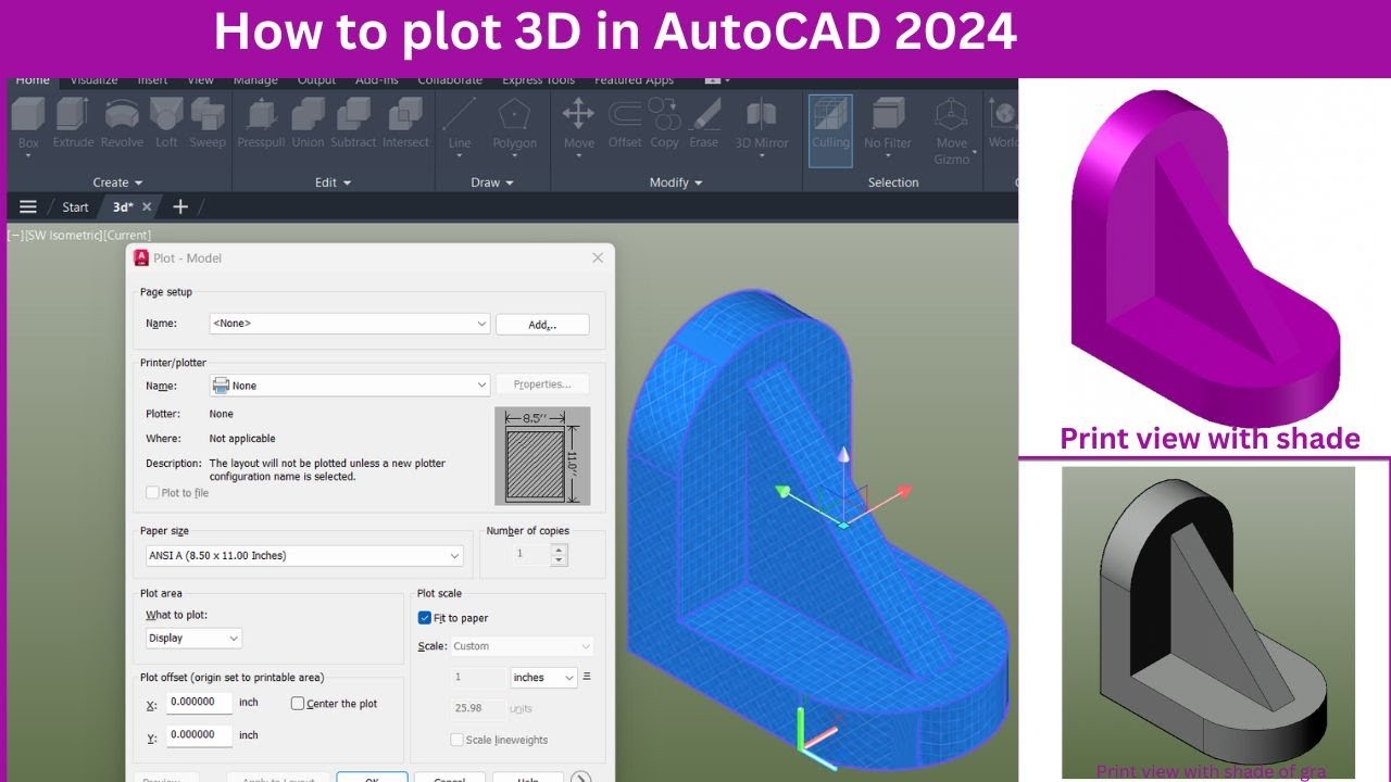 Autocad to pdf | How to save autocad files as pdf. - YouTube