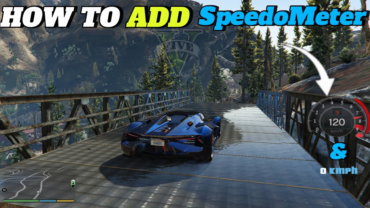 How to add SpeedoMeter in GTA 5 | Enable SpeedoMeter in GTA 5 | How to ...