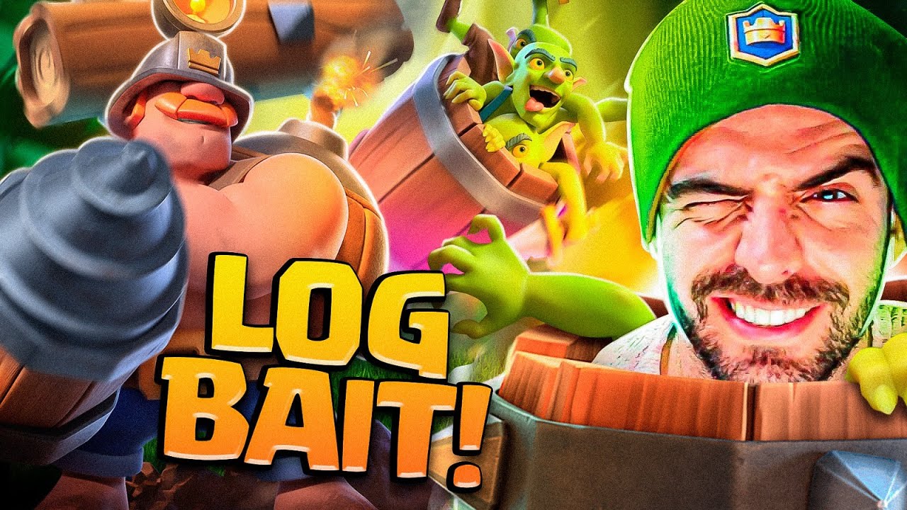 MELHOR DECK DE LOG BAIT ATUALIZADO DO CLASH ROYALE! - YouTube