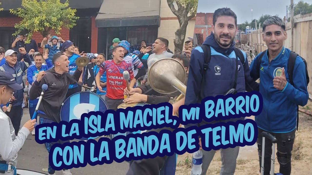 CON LA BANDA DE SAN TELMO EN LA ISLA MACIEL - MI BARRIO !! - YouTube