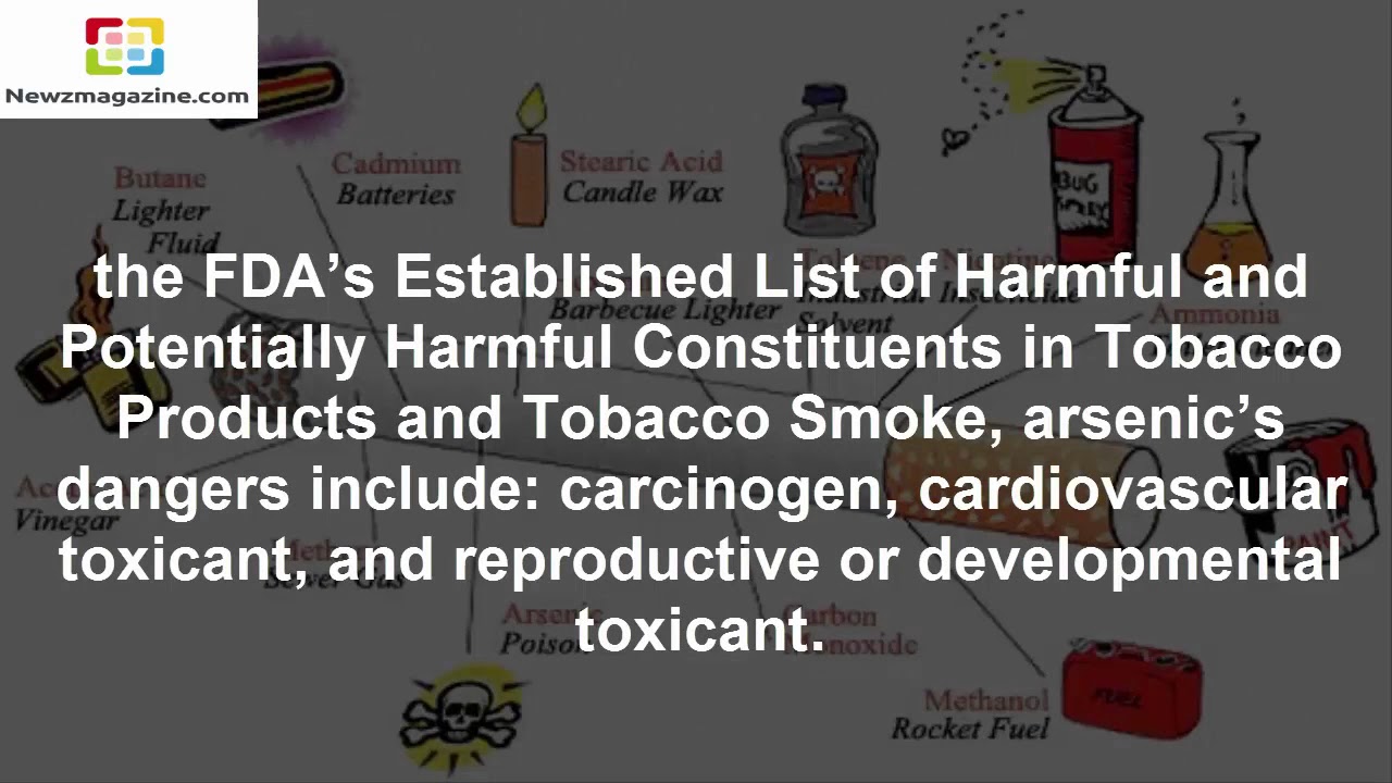 Cigarette Chemicals And Ingredient List Confirm How Dangerous Smoking ...