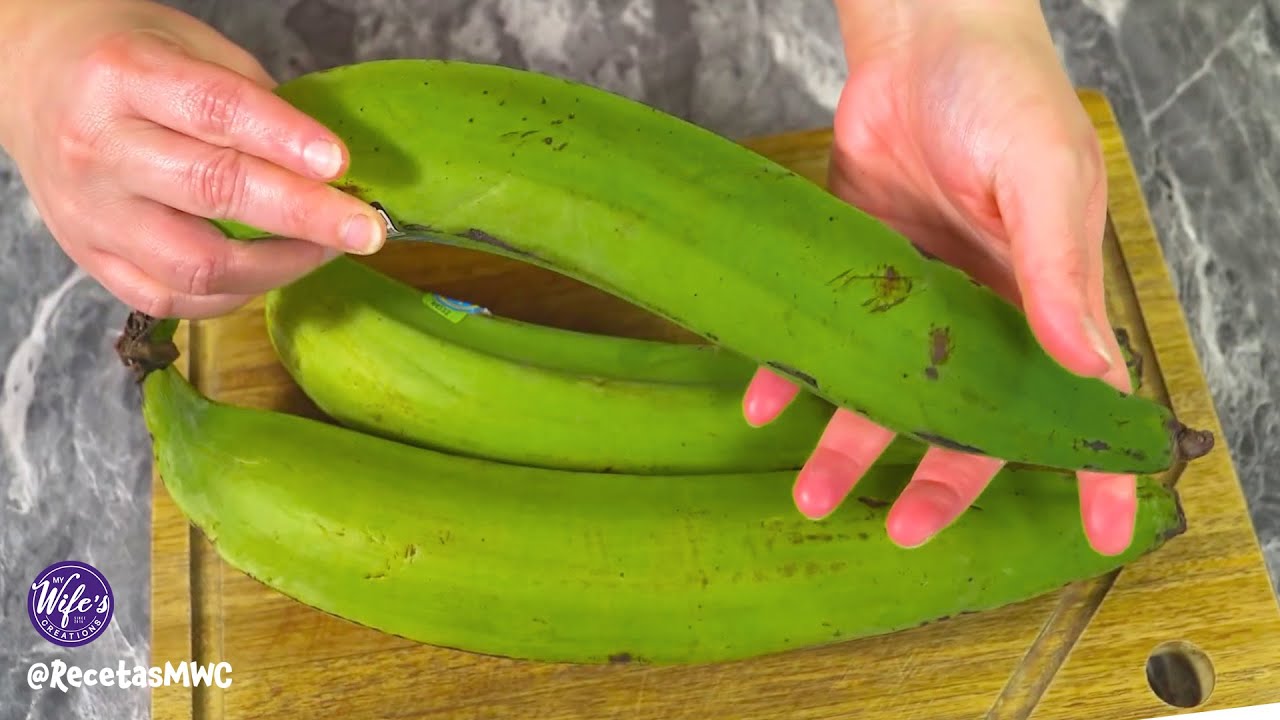 MACHUCA 3 PLATANOS VERDES Para agregar más sabor - RecetasmWC - YouTube