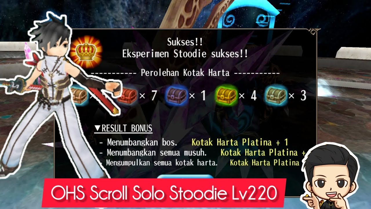OHS Scroll Solo Stoodie Lv220 - Toram Online - YouTube
