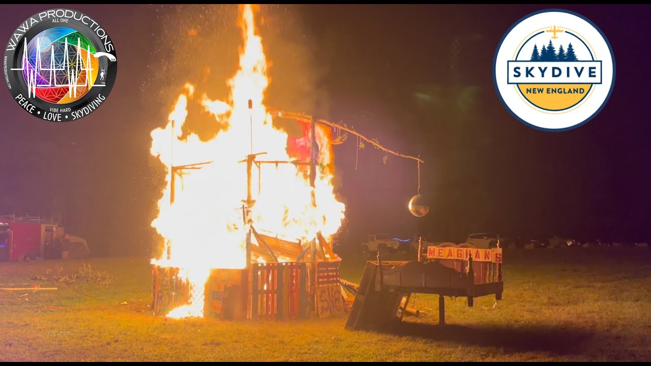 Tiki Boogie 2023 Skydive New England Lebanon Maine Skydiving Event 4K ...