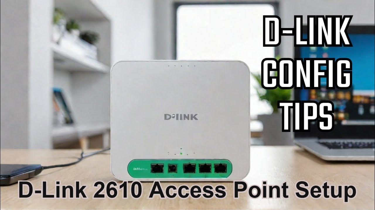 How to Setup D-Link 2610 Access Point | Access Point configure - YouTube