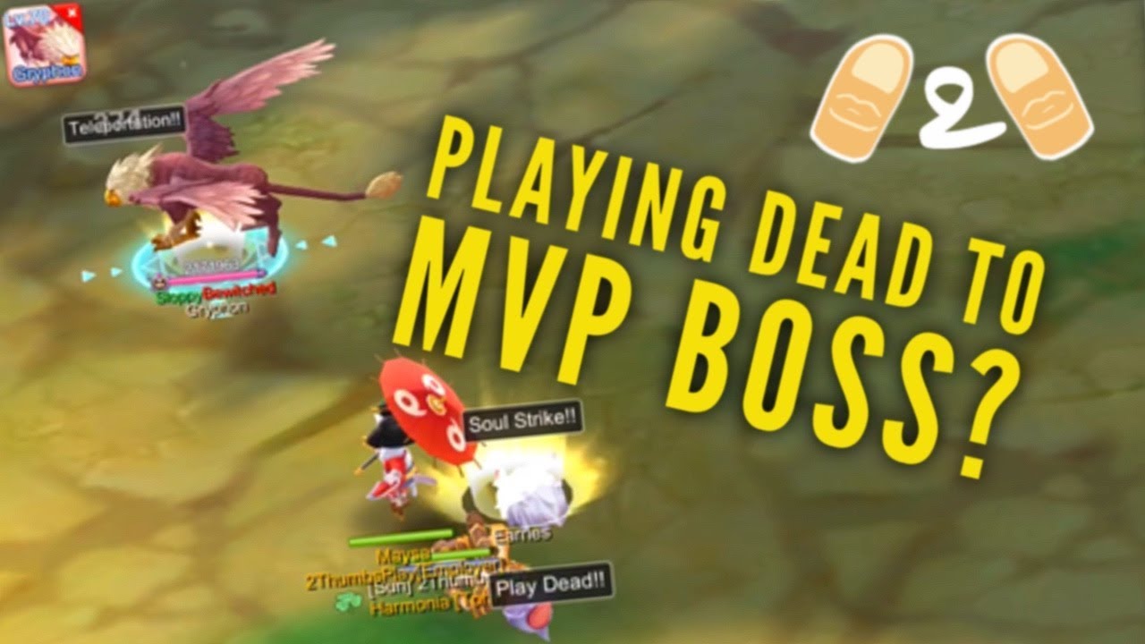 Ragnarok Eternal Love Play Dead to MVP Boss? - YouTube