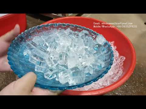 Tube ice machine, how to make tube ice with no hole - YouTube