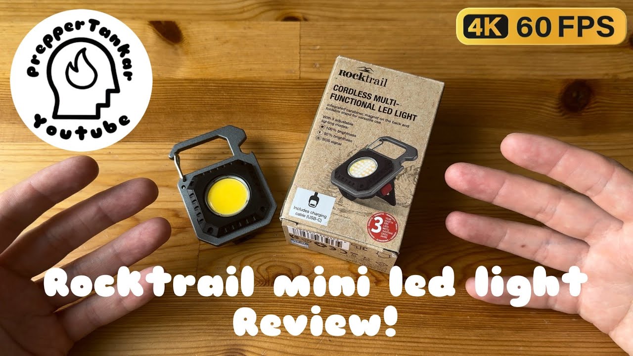 Rocktrail mini emergency led light. Mini ficklampa från Lidl! - YouTube