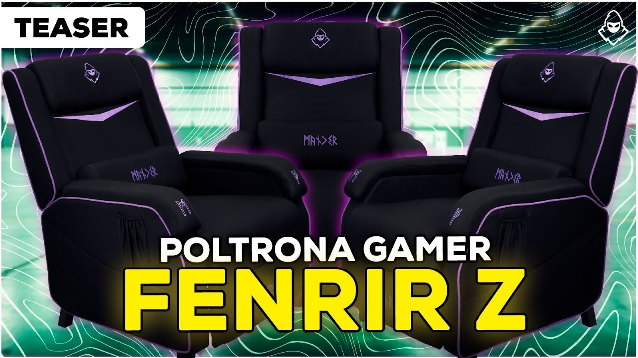 TEASER POLTRONA GAMER MANCER FENRIR Z PURPLE EDITION - YouTube