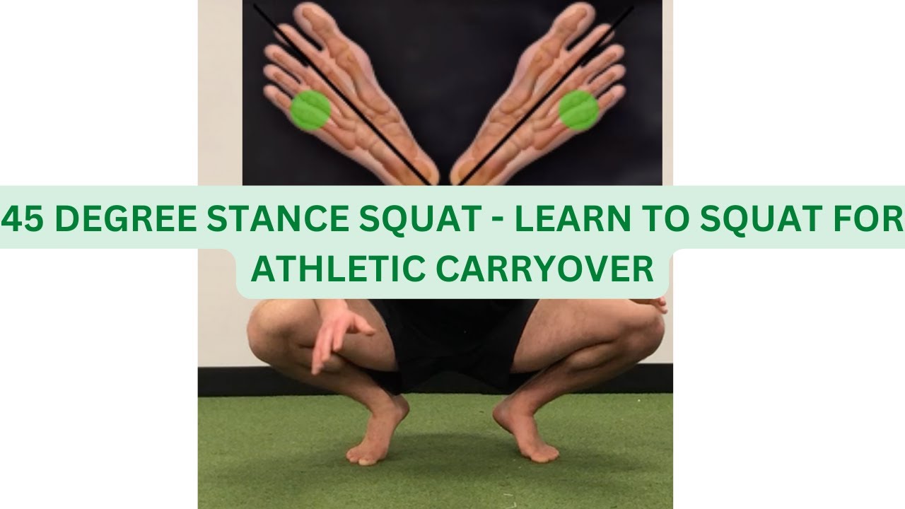 TRY THIS 45 DEGREE ANGLE SQUAT FOR ATHLETIC CARRY OVER - YouTube