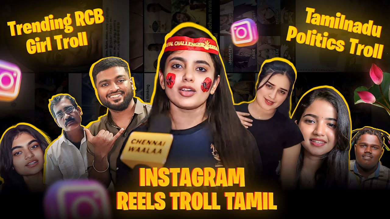 INSTAGRAM REELS TROLL தமிழ் | CSK vs RCB Troll | Trending RCB Girl ...