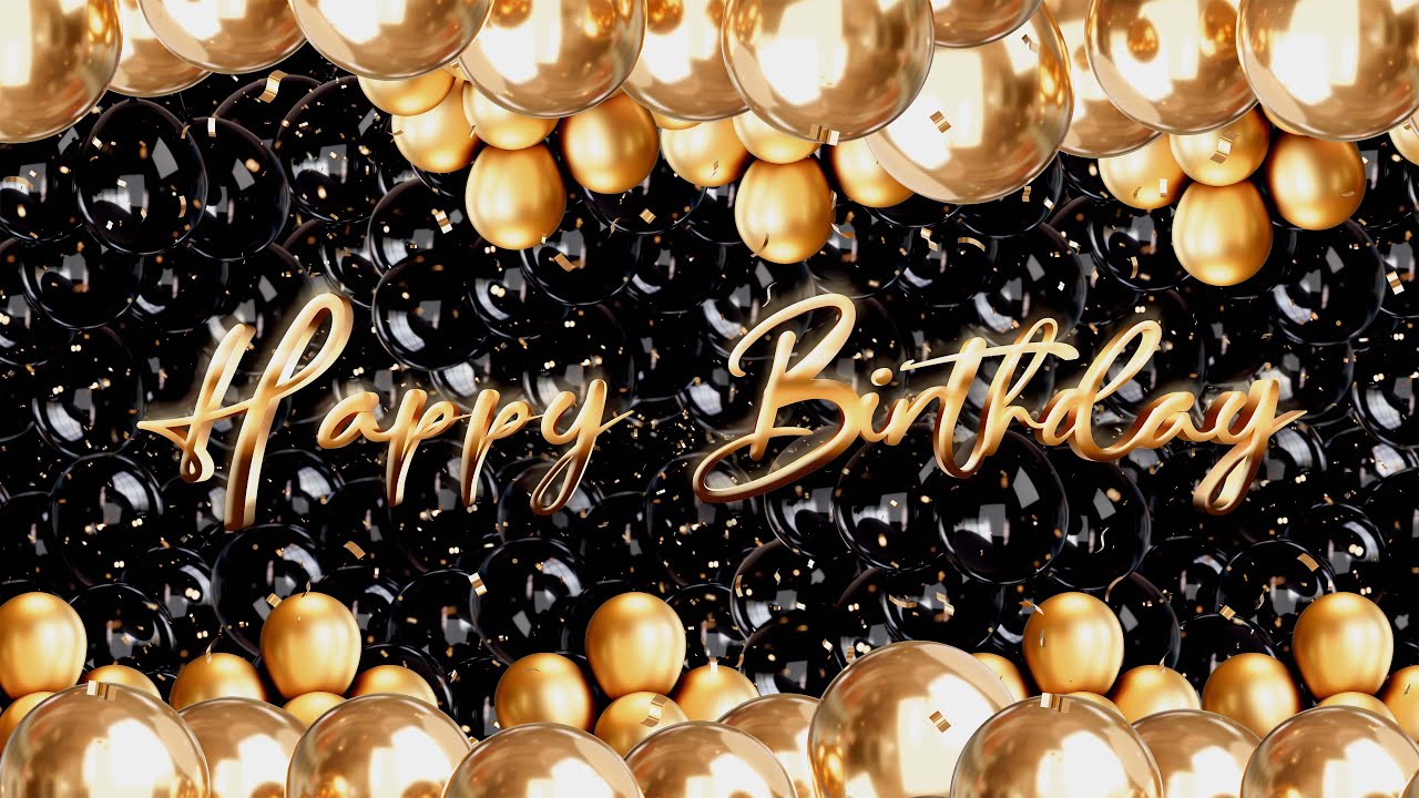 Happy Birthday Loop, Happy Birthday background, Birthday Ambience ...