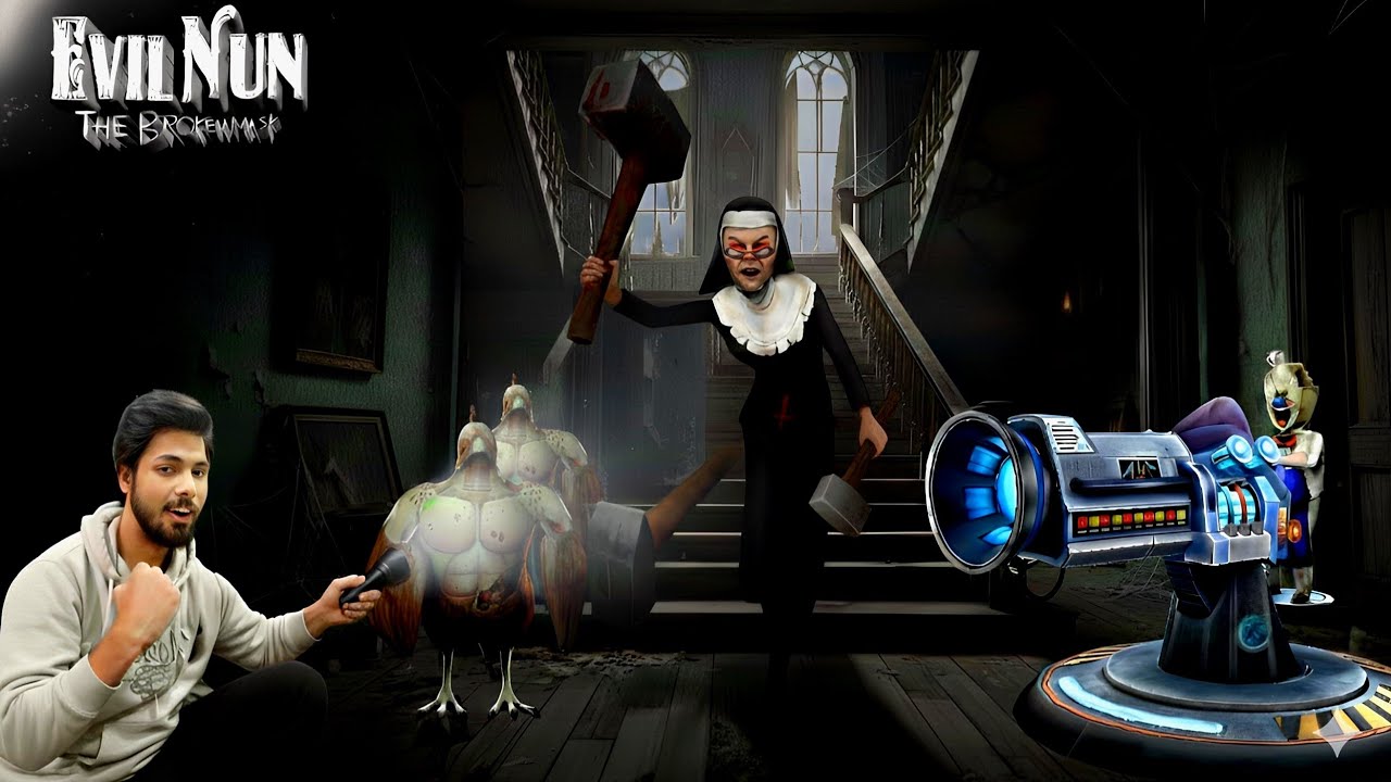 Finally escaped the Evil Nun Horror House ! - YouTube