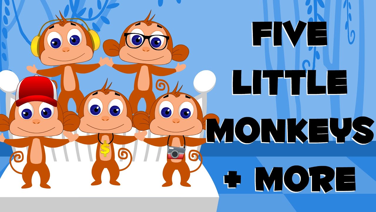 Five little monkey | Incy wincy spider | Baa baa black sheep | nursery rhymes - YouTube