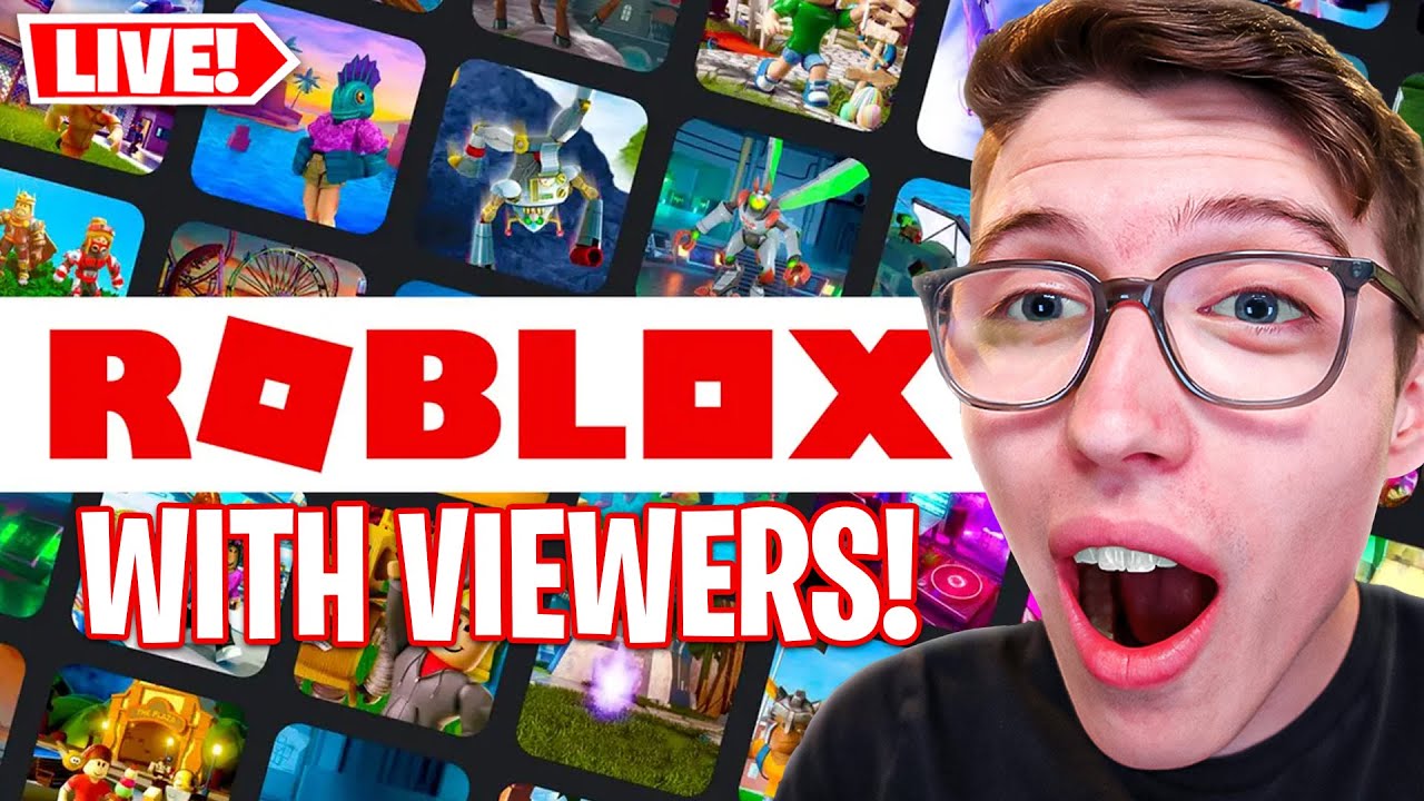 🔴LIVE - ROBLOX WITH VIEWERS + ADDING VIEWERS! - YouTube