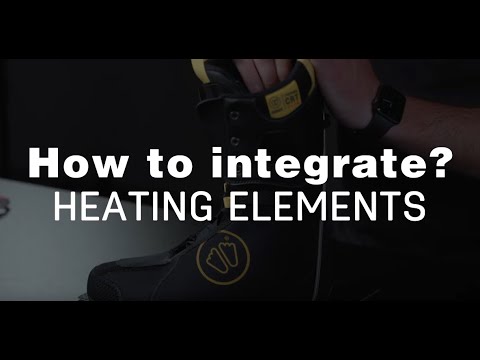 How to integrate a Therm-ic heating element in your ski boot - YouTube