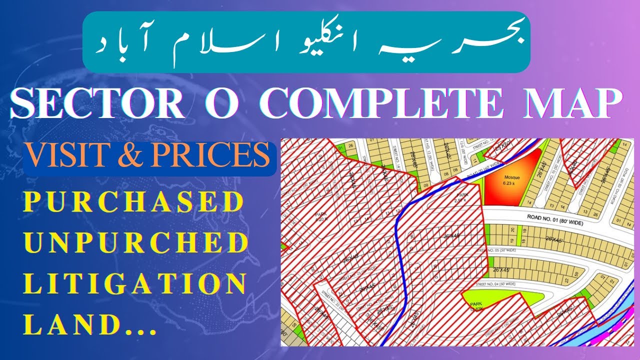Bahria Enclave Sector O 5,8 Marla full Map Visit & Prices | @Nexus ...