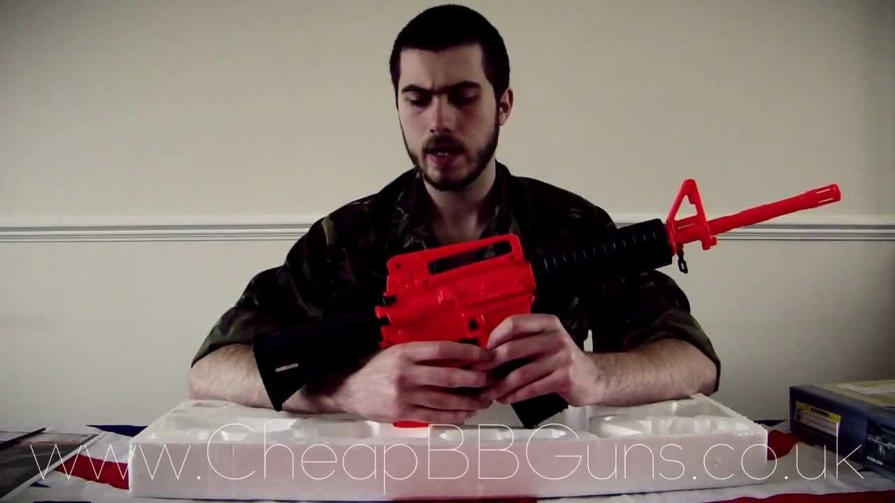 D94S Call Up Duty Style Electric Airsoft BB Gun - YouTube