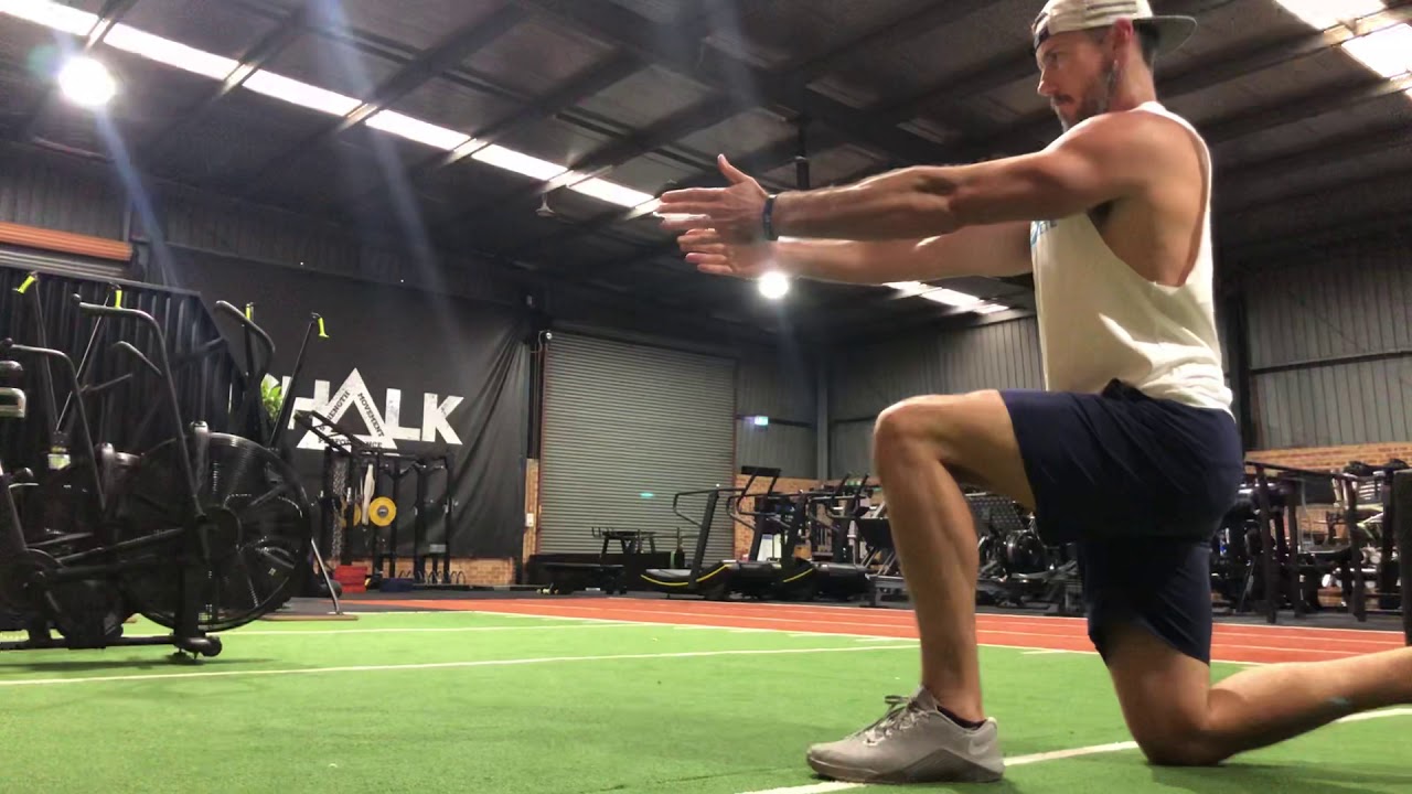 Half Kneeling Scapular pro/ retraction - YouTube